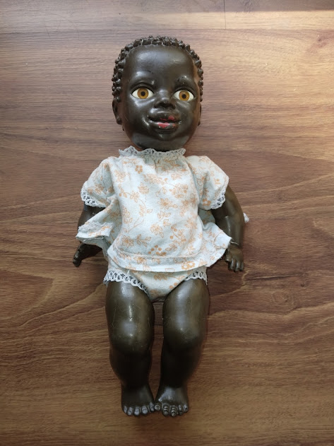 Stara Polska Lalka Murzynek Murzynka 30cm PRL - 12545938957 - oficjalne ...