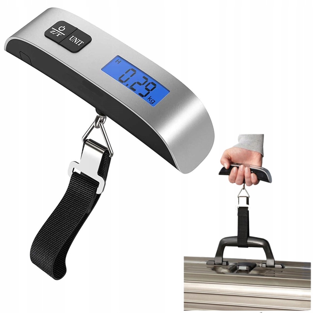 WAGA BAGAŻOWA RĘCZNA HAKOWA WĘDKARSKA PODRÓŻ 50 KG - 12966117485 ...