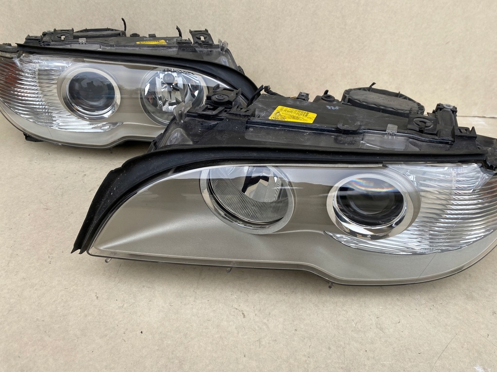 Lampy BI Xenon BMW E46 Coupe Cabrio Lift KOMPLET - 12918886349 - oficjalne archiwum Allegro