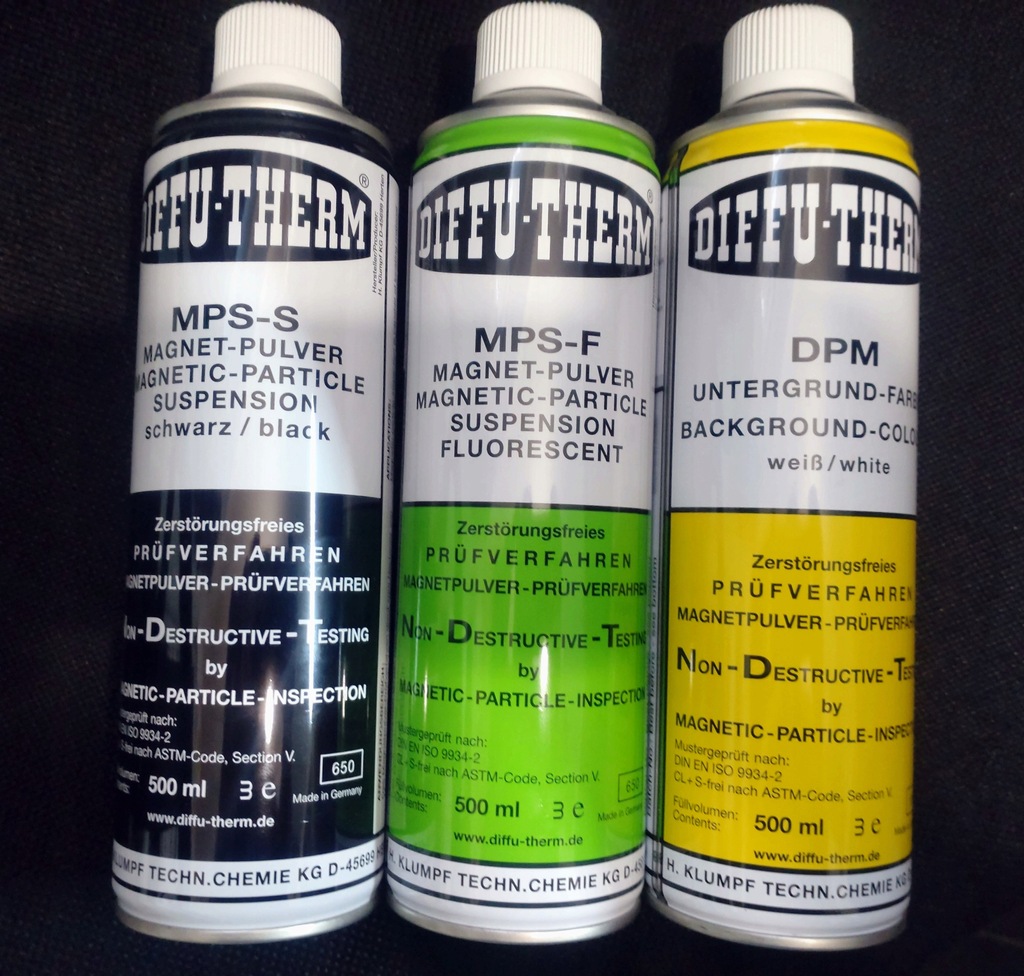 Zestaw badania spoin penetrant DIFFU-THE metoda MT - 11722277279 ...