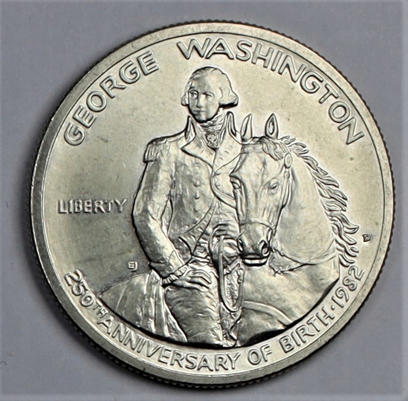 USA 1/2 dolara 1982 D George Washington - 13999291575 - oficjalne archiwum Allegro