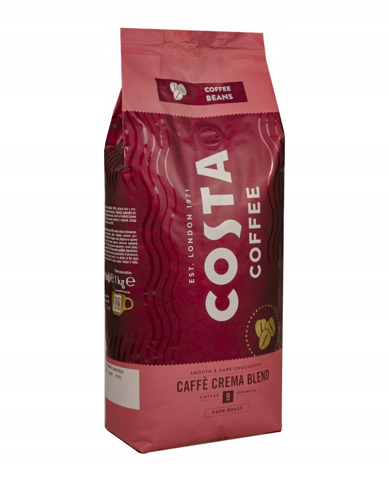 Costa Coffee Caffe Crema 1 kg - 12736678900 - oficjalne archiwum Allegro