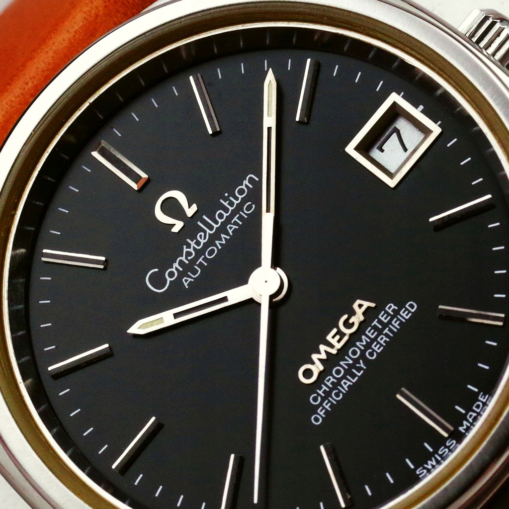 OMEGA Constellation AUTOMATIC cal. 1011 1971 BLACK zegarek męski ...