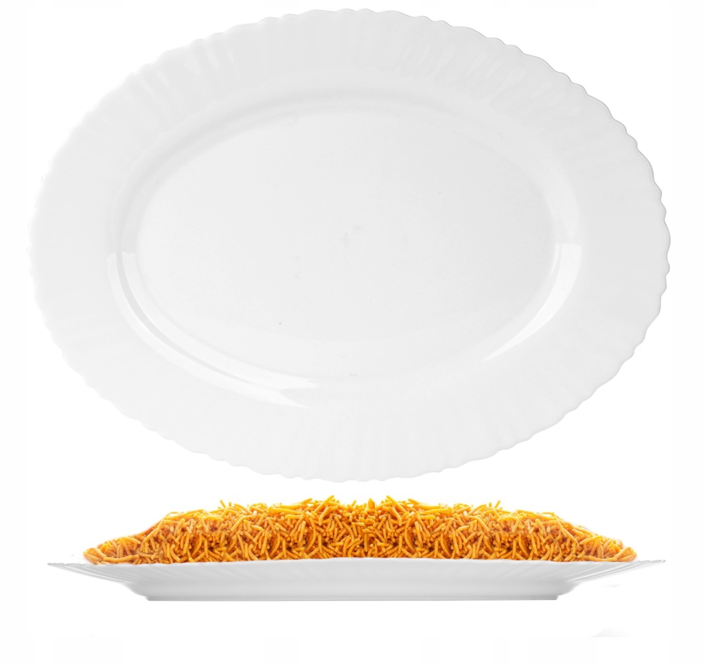 Półmisek owalny talerz do serwowania wędlin 30 cm - 12492786355 ...