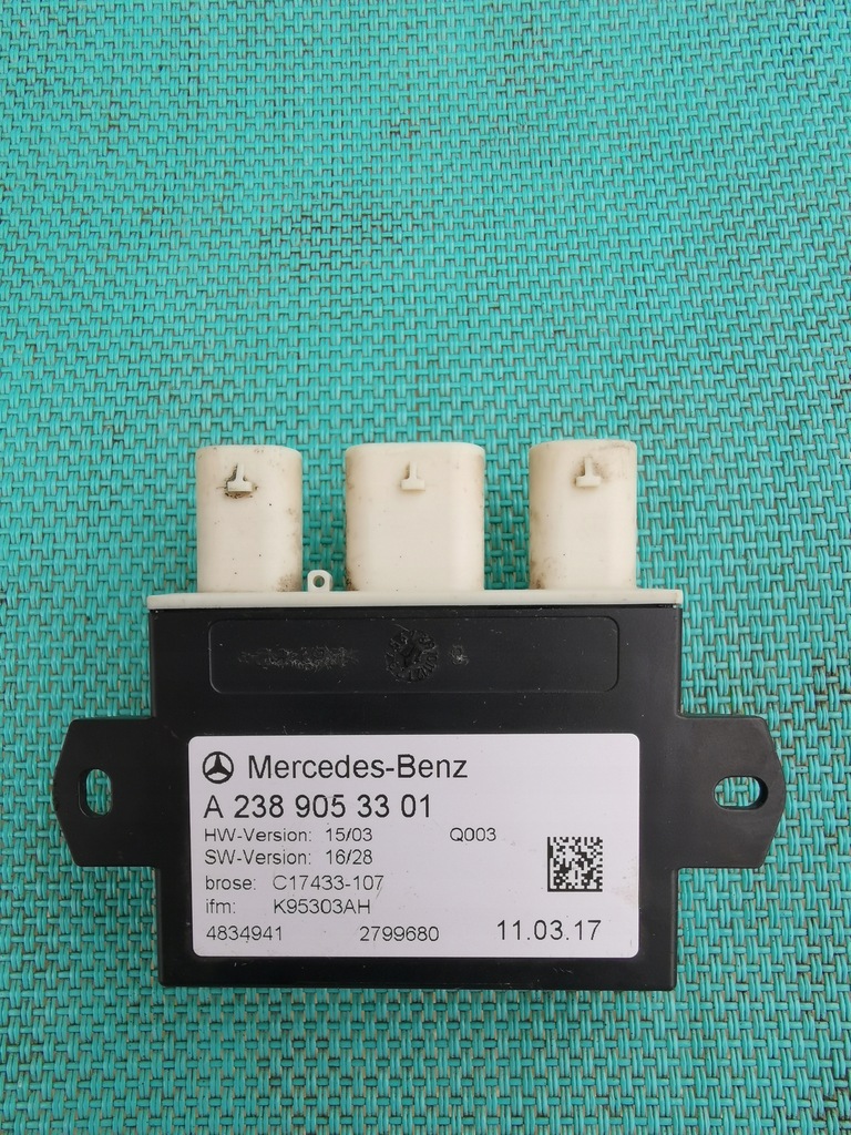 Moduł klapy Mercedes W205 W213 W222 A2389053301 - 13704554952 ...