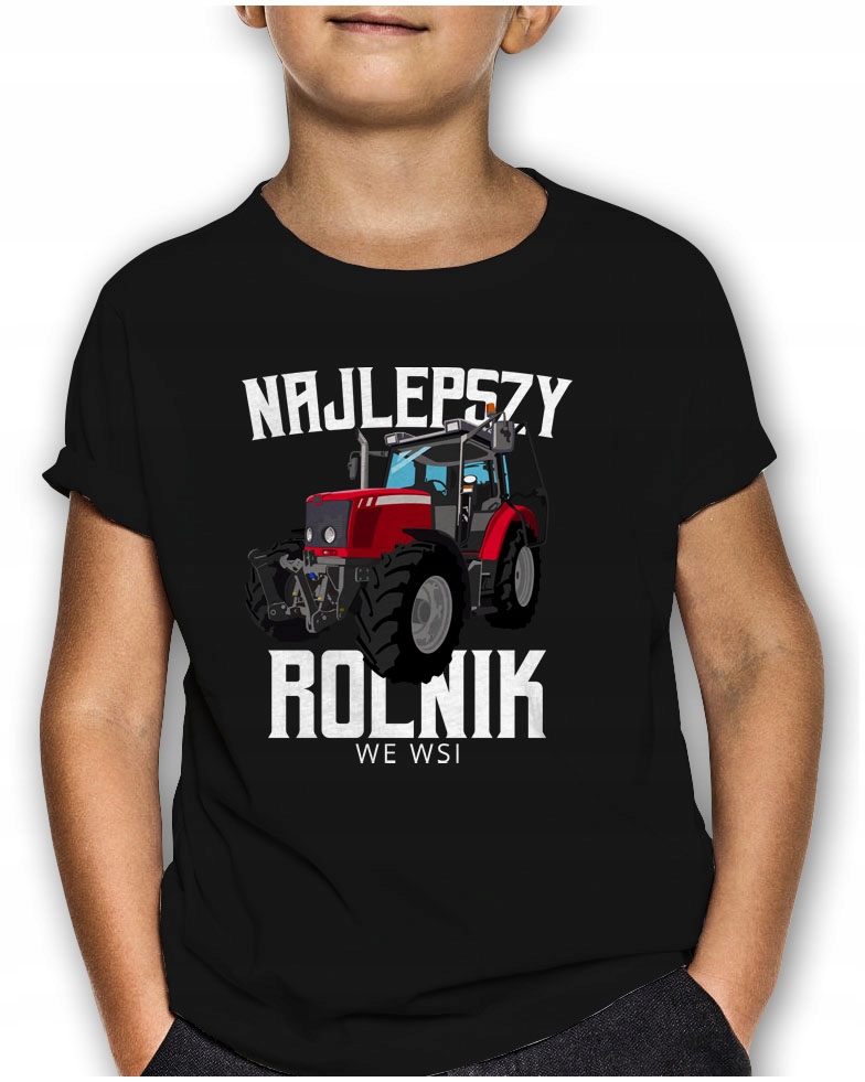 Solidna Koszulka Traktor Rolnika Massey Ferguson 1 - 10477389139 - oficjalne archiwum Allegro