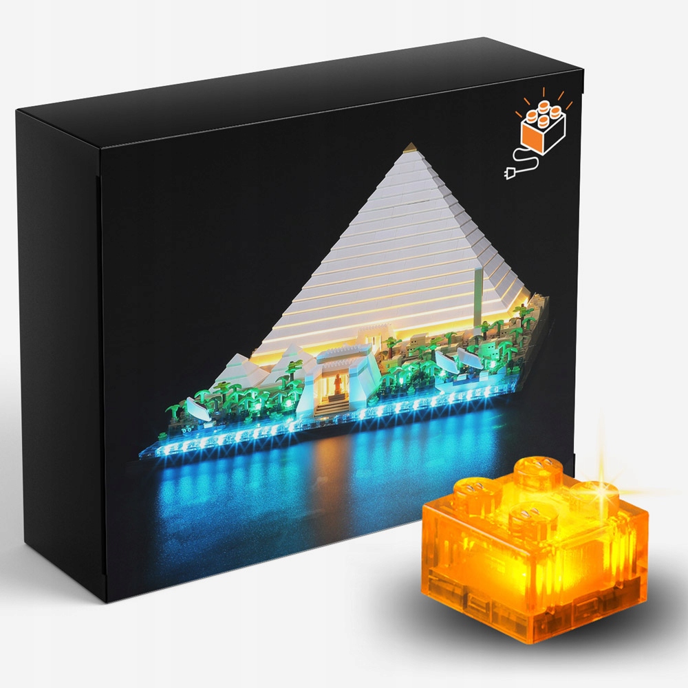 Światła LED do Lego Architecture Piramida 21058 - 13691562756 ...