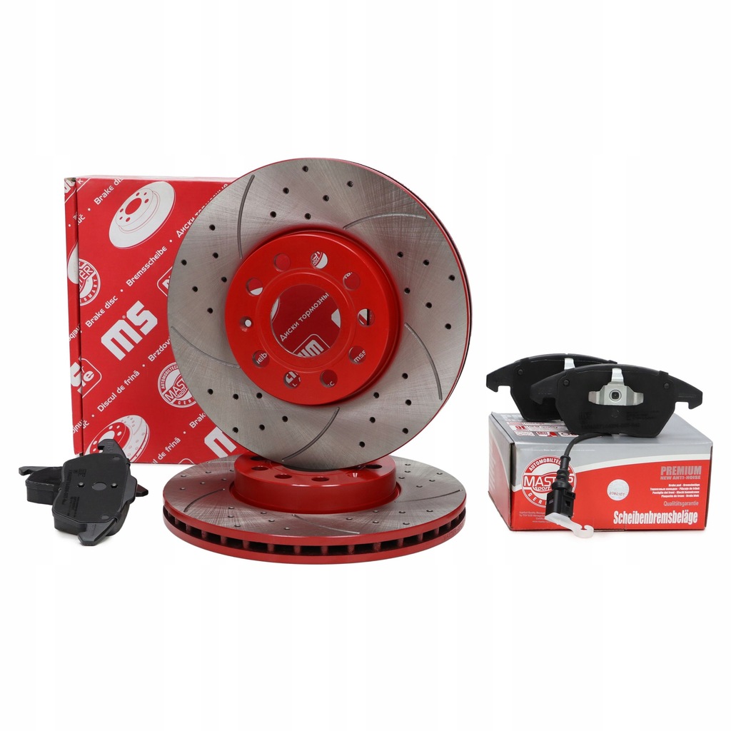 TARCZE KLOCKI HAMULCOWE przód AUDI; SEAT; SKODA; VW - 13673800228 ...