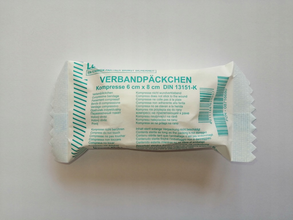 Opatrunek indywidualny K 6 cm x 8 cm długość 4 m - 8973795555 - oficjalne archiwum Allegro