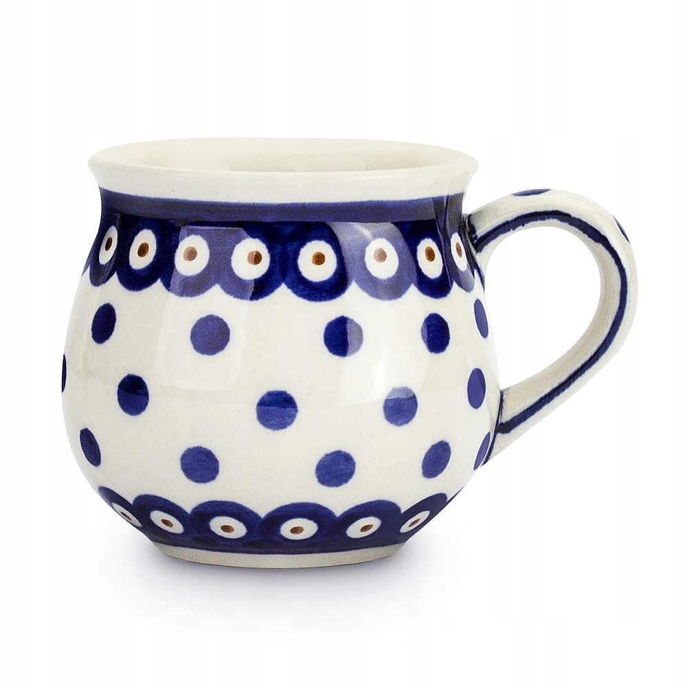 KUBEK grzańca BOLESŁAWIEC Ceramika dek. 46 250ml - 12782839084 - oficjalne archiwum Allegro