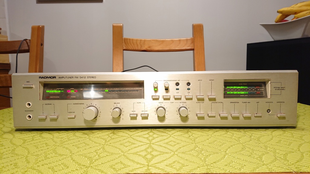 JAK NOWY! AMPLITUNER UNITRA RADMOR 5412 DO 5471 - 11503983639 ...
