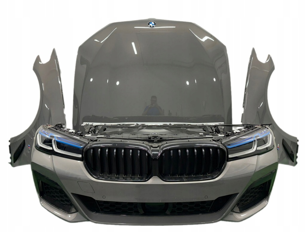 BMW G30 G31 LCI PRZÓD MASKA ZDERZAK LAMPY BŁOTNIKI PAS PRZEDNI M-PAKIET ...