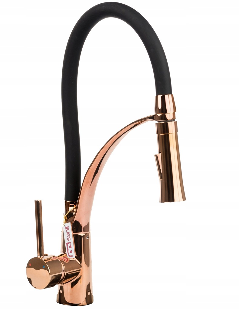Купить Смеситель для кухни ROSE, медный кран, розовое золото: отзывы ...