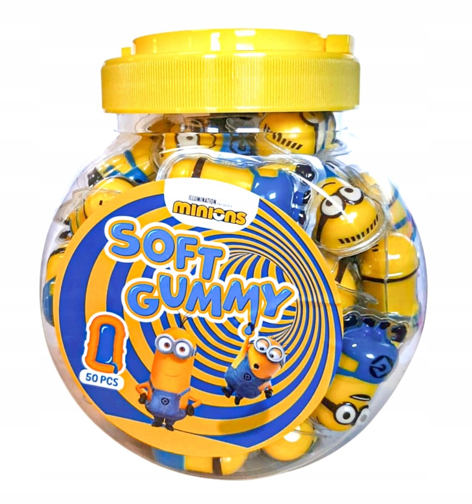 Żelki Minionki Minions Soft Gummy Żelki Owocowe 50 szt - 17378006492 ...