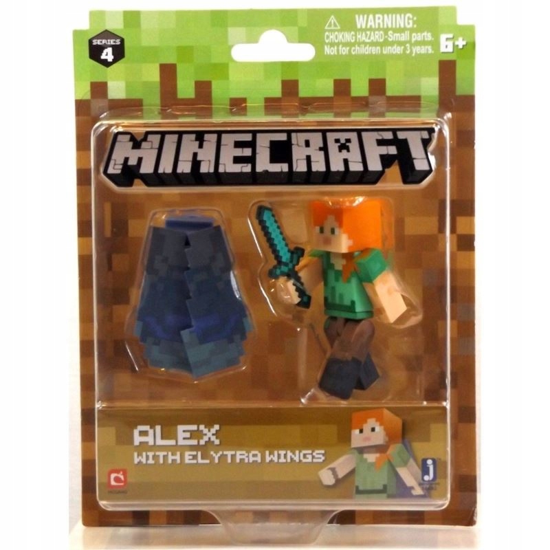 Figurka Minecraft Alex Ze Skrzydłami MOJANG - 7639922723 - oficjalne ...