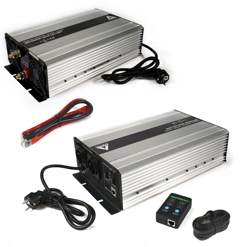ZASILACZ AWARYJNY UPS AVR SINUS 4000W 12V DO PIECA - 12840000012 ...