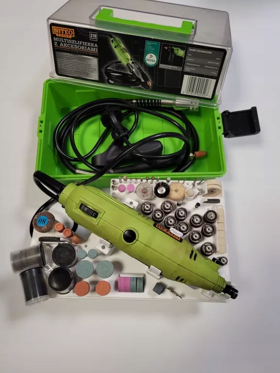 MULTISZLIFIERKA NITEO TOOLS 216 WALIZKA - 13260606364 - oficjalne archiwum Allegro