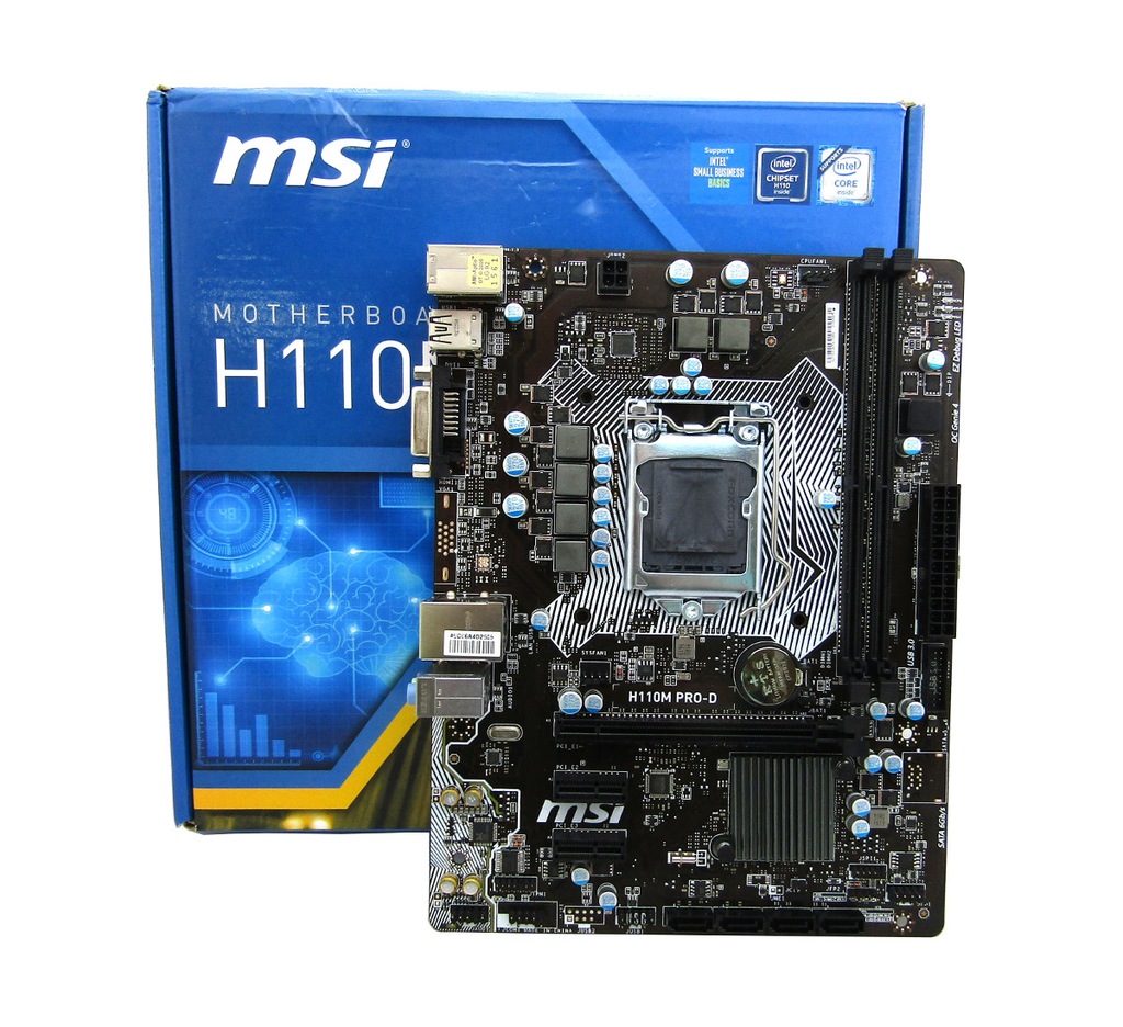 Płyta główna MSI H110M PRO-D uszkodzona - 7260282415 - oficjalne ...