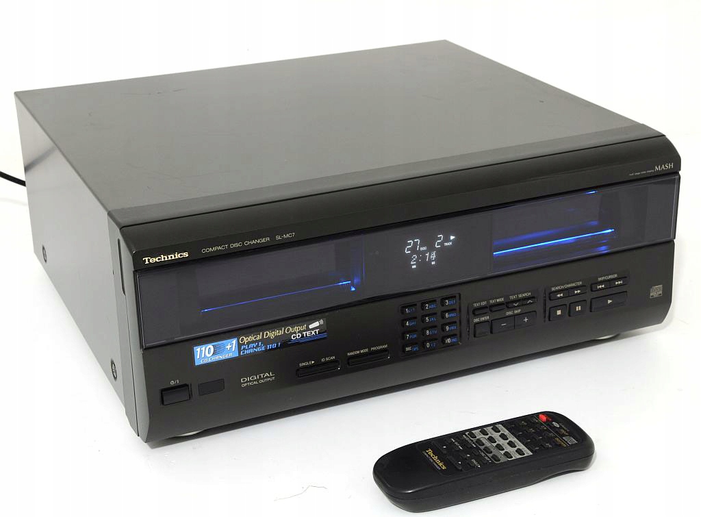 TECHNICS SL-MC7 ZMIENIARKA NA 111 PŁYT CD PILOT ! - 13581296640 ...