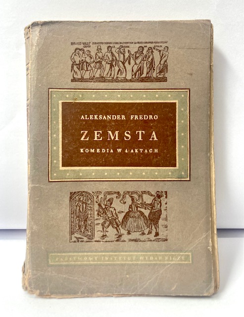 Aleksander Fredro ZEMSTA KOMEDIA W CZTERECH 1953 - 11125300349 ...