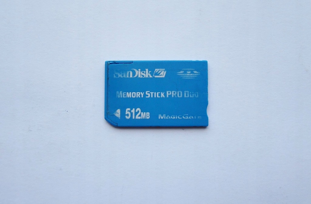 Karta pamięci MEMORY STICK PRO DUO Duo San Disk 512 MB Magic Gate ...