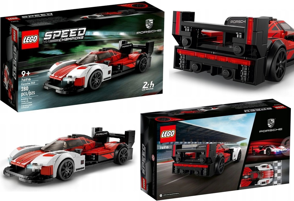 LEGO SPEED CHAMPIONS 76916 PORSHE 963 PREZENT - 14713839209 - oficjalne ...