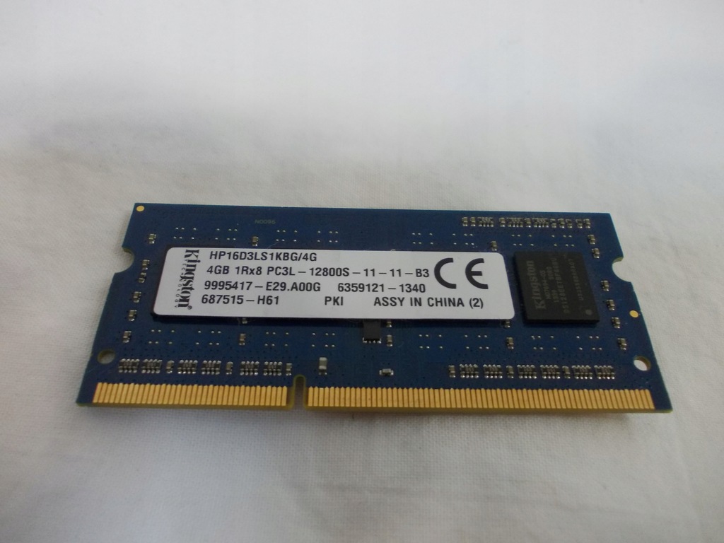 KINGSTON 4GB DDR3 L / HP16D3LS1KBG/4G - 13529101557 - oficjalne ...