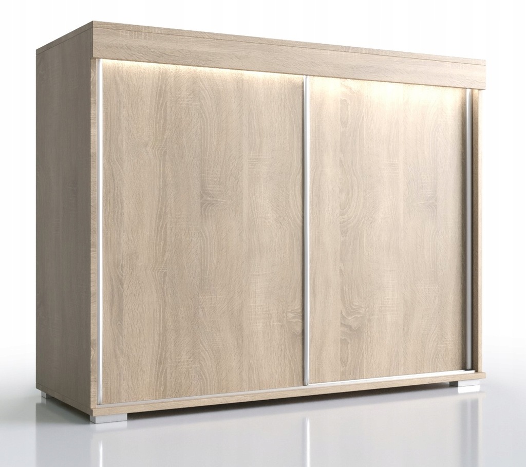 Komoda Z Drzwiami Przesuwnymi Sonoma TB01 120 cm - 9204384017 ...