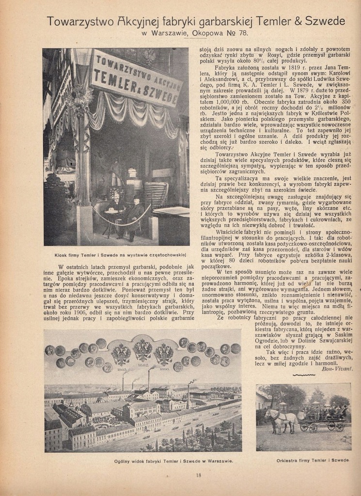 Ursus Temler Szwede Brun Szlenker Spi Zakopane1909 - 8236262558 - oficjalne archiwum Allegro