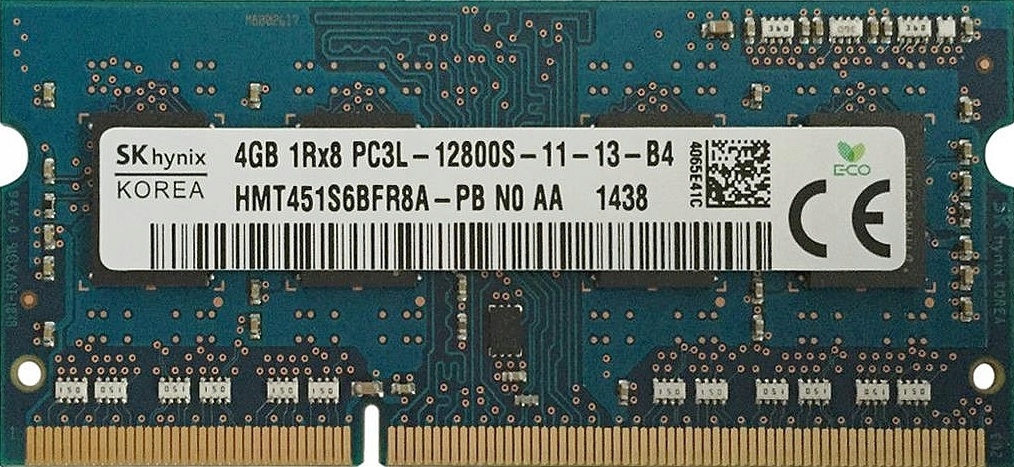 HYNIX RAM 4GB PC3L-12800S 1600MHz HMT451S6BFR8A-PB - 8966771874 - oficjalne archiwum Allegro