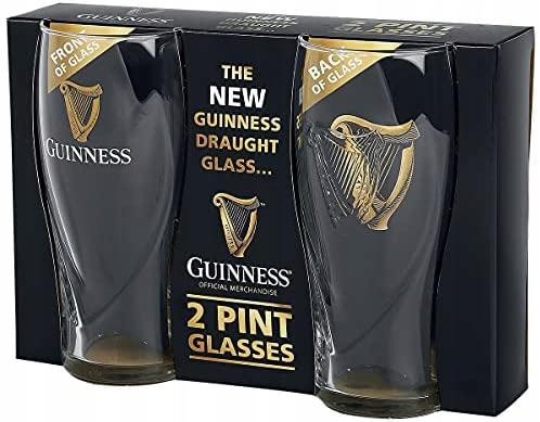 Zestaw Guinness składający się z dwóch kieliszków - 11448581602 ...