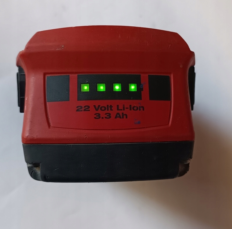 Bateria Hilti B22 22V 3,3 Ah sprawna - 12170491131 - oficjalne archiwum Allegro