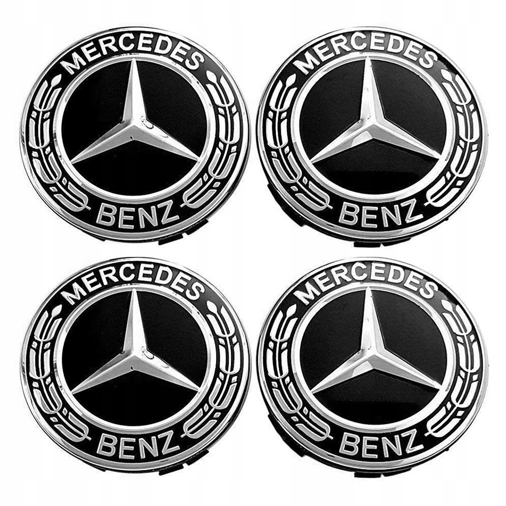 4x DEKLE DEKIELKI KAPSLE DO FELG 75mm MERCEDES - 14033316195 - oficjalne archiwum Allegro