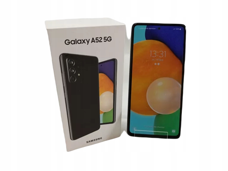 TELEFON SAMSUNG GALAXY A52 5G 128 GB KOMPLET - 12540505592 - oficjalne archiwum Allegro