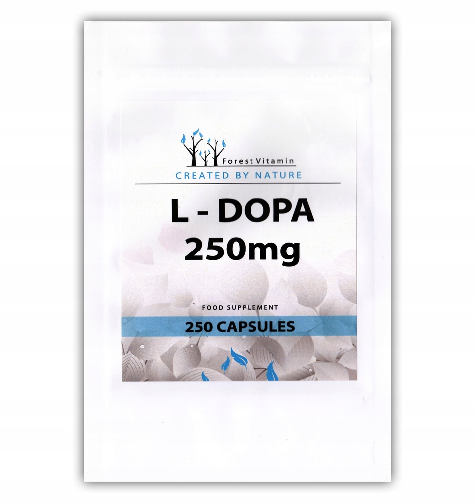 L-DOPA 250 kaps MUCUNA LEWODOPA DOPAMINA FOREST - 11738752255 - oficjalne archiwum Allegro