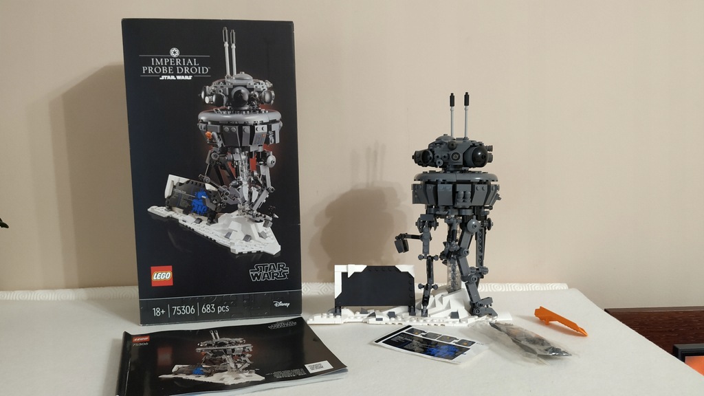 Lego Star Wars 75306 Imperial Probe Droid KOMPLET - 12665292558 ...