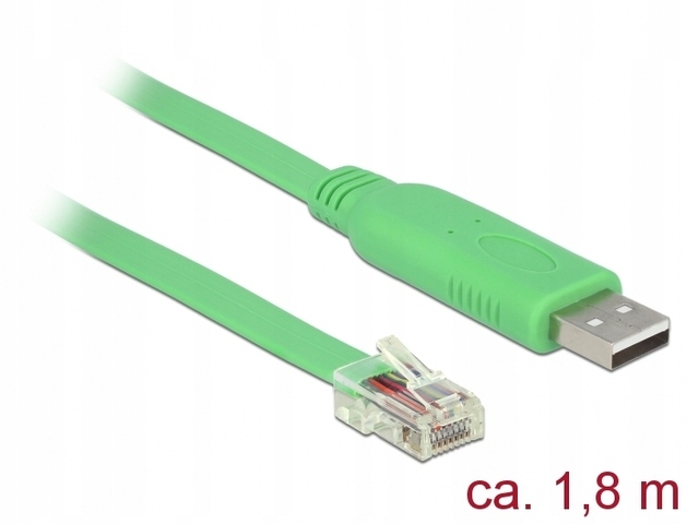 ADAPTER USB-A(M) 2.0- SERIAL RJ45 (RS-232) NA - 12300853053 - oficjalne ...