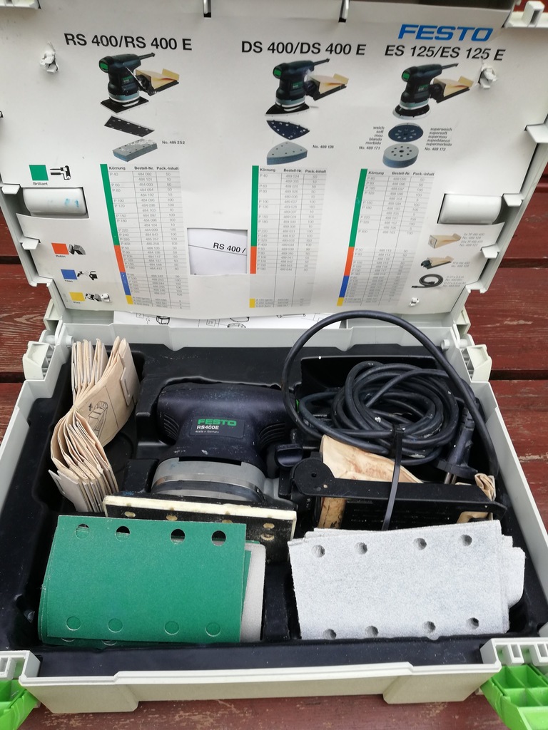 SZLIFIERKA FESTO RS 400 E FESTOOL - 7400929916 - oficjalne archiwum Allegro