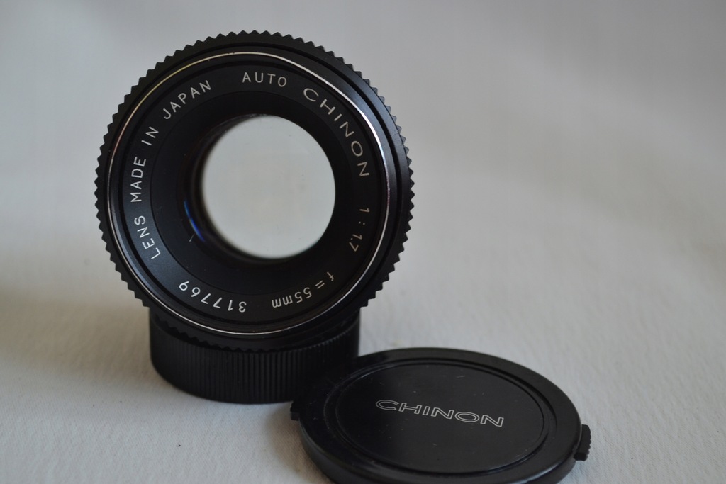 Auto Chinon 55mm 1:1.7 M42 , - 14841771476 - oficjalne archiwum Allegro