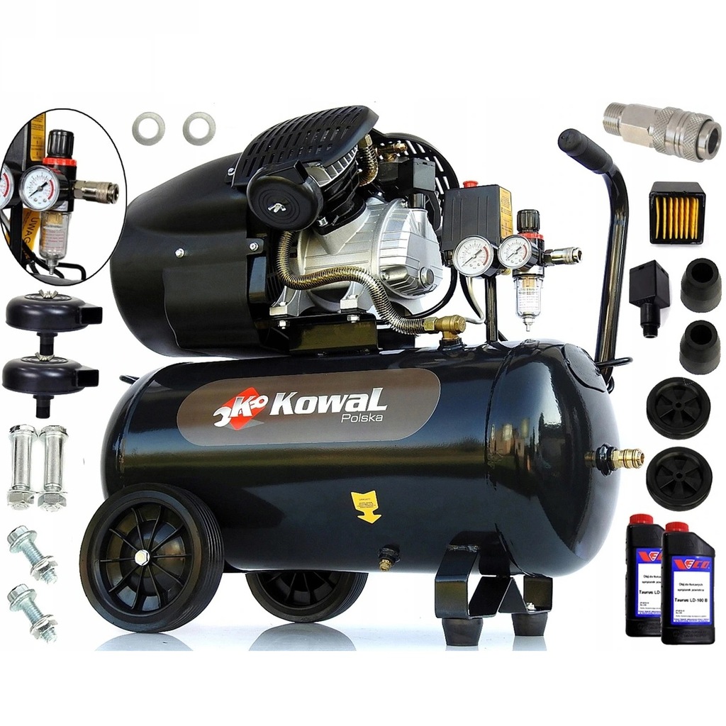 KOMPRESOR ZBV 50L olejowy sprężarka powietrza V2 - 8170996485 ...