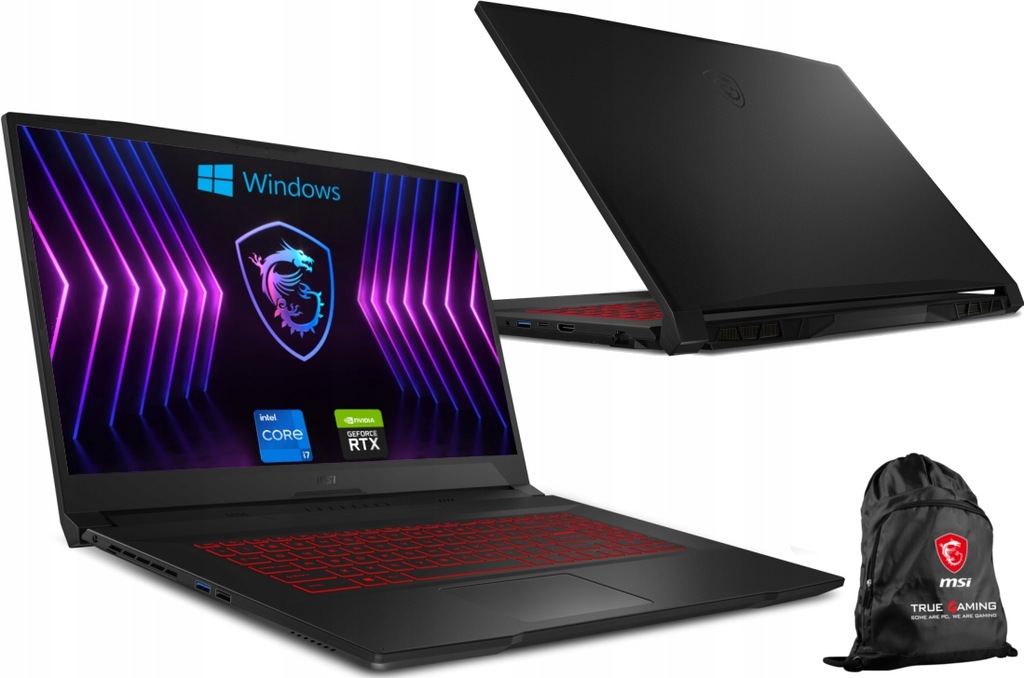 LAPTOP GAMINGOWY MSI GF76 i7 RTX3060 1TB 32GB W10 - 14092229340 ...