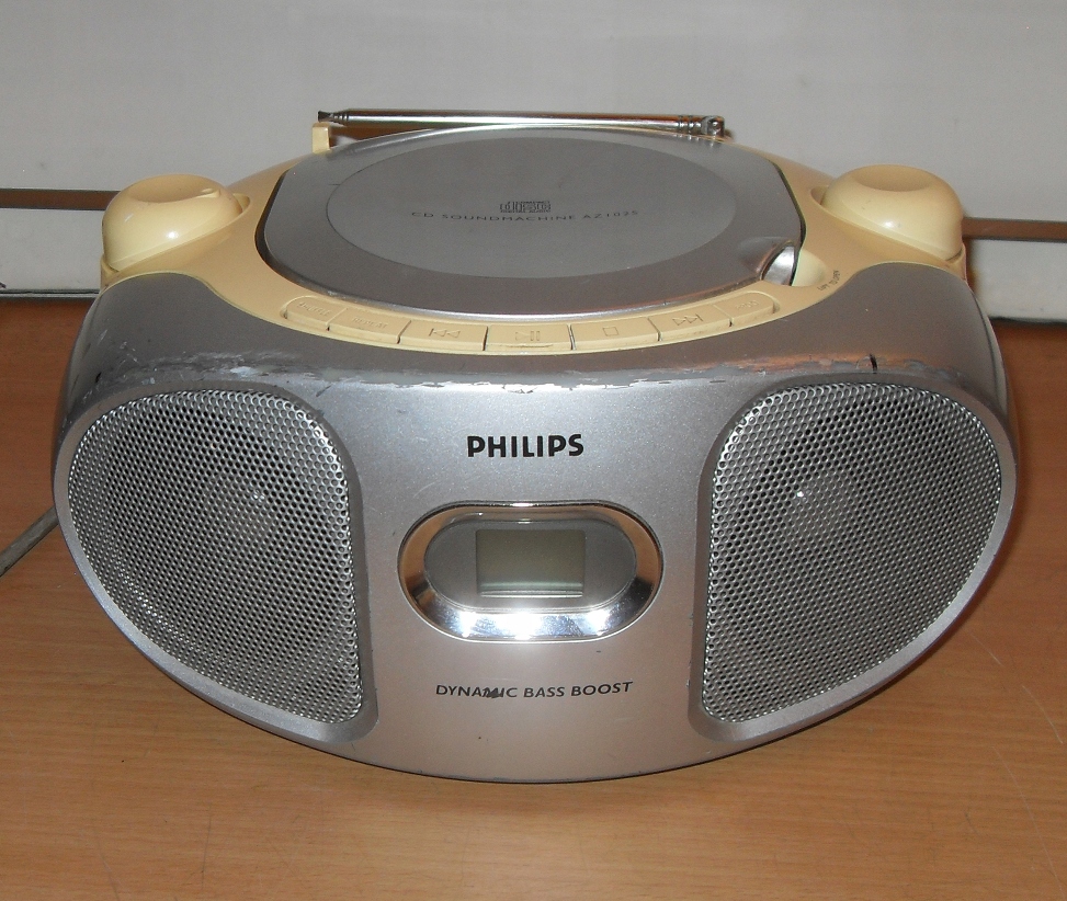 BOOMBOX PHILIPS AZ102S/12 CD + RADIO - 11829863187 - oficjalne archiwum ...