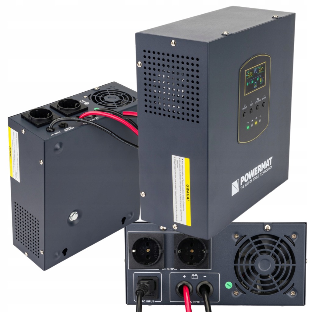 ZASILACZ AWARYJNY UPS LCD 1500VA 1200W DO PIECA CO - 13584528133 - oficjalne archiwum Allegro