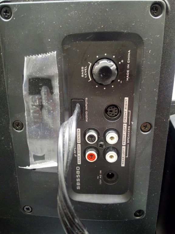 GŁOŚNIKI CREATIVE 5.1 SBS 580 - 8197367756 - oficjalne archiwum Allegro