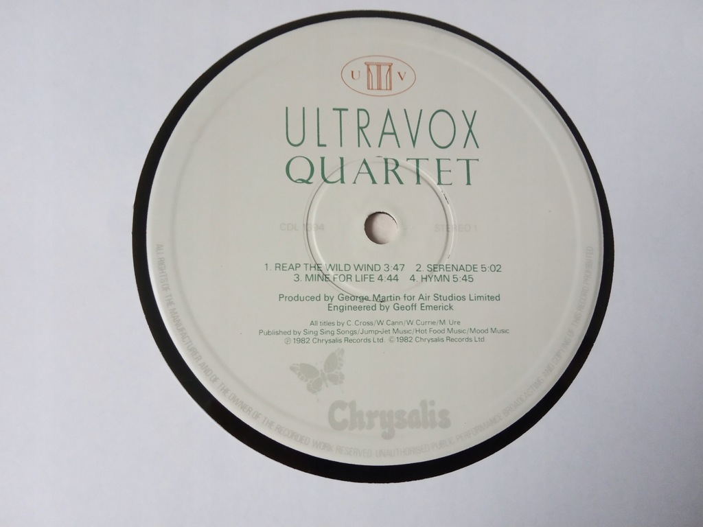 ULTRAVOX , quartet , 1982 uk - 12921092160 - oficjalne archiwum Allegro