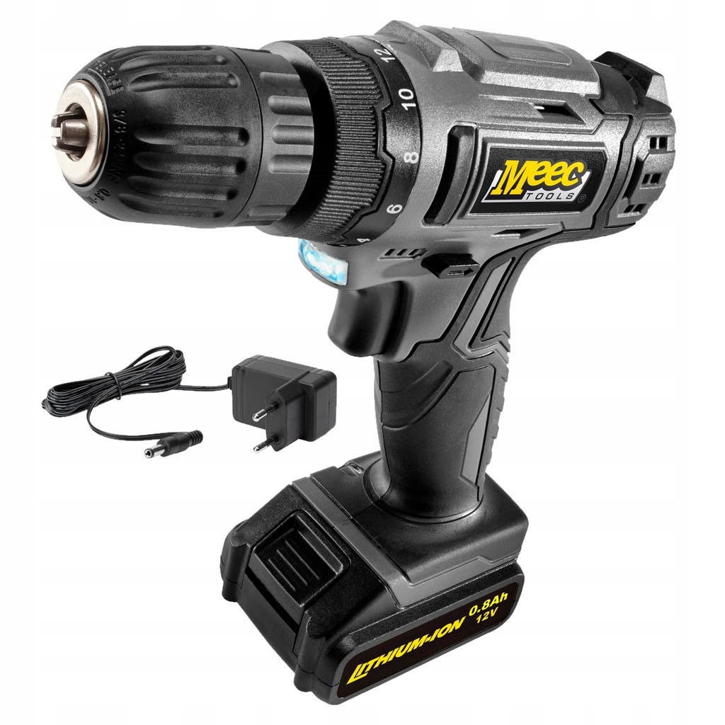 Wiertarko-wkrętarka akumulatorowa 12 V Meec tools - 11213373065 ...