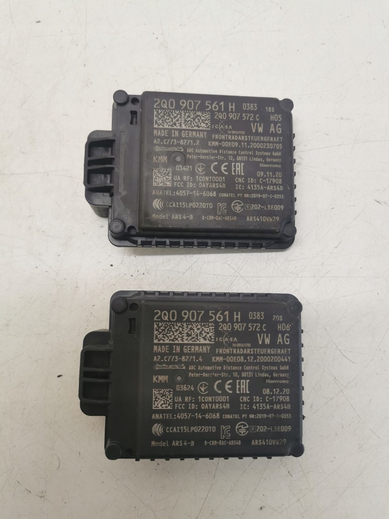 VW SKODA RADAR SENSOR DISTRONIC 2Q0907561H - 11803738908 - oficjalne ...