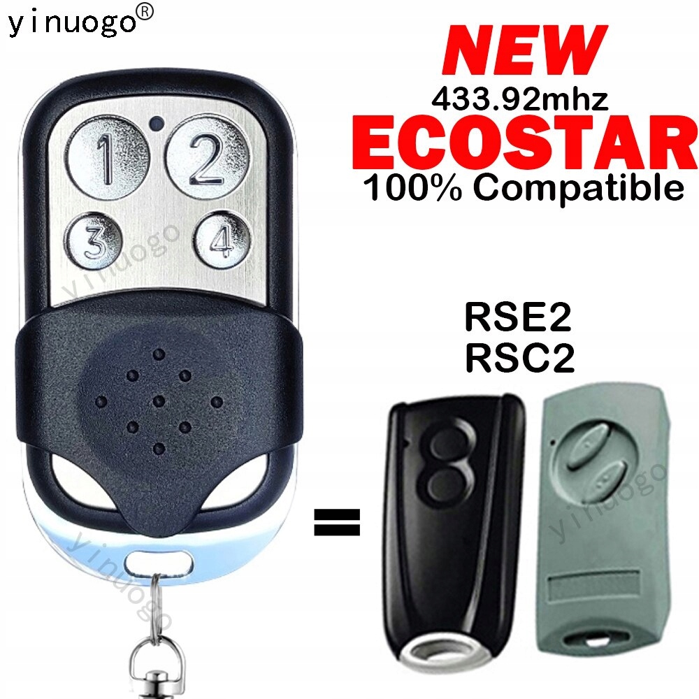 HORMANN ECOSTAR RSE2 RSC2 433mhz pilot do bramy ga - 13072304129 ... HORMANN ECOSTAR RSE2 RSC2 433mhz pilot do bramy ga - 13072304129 ...