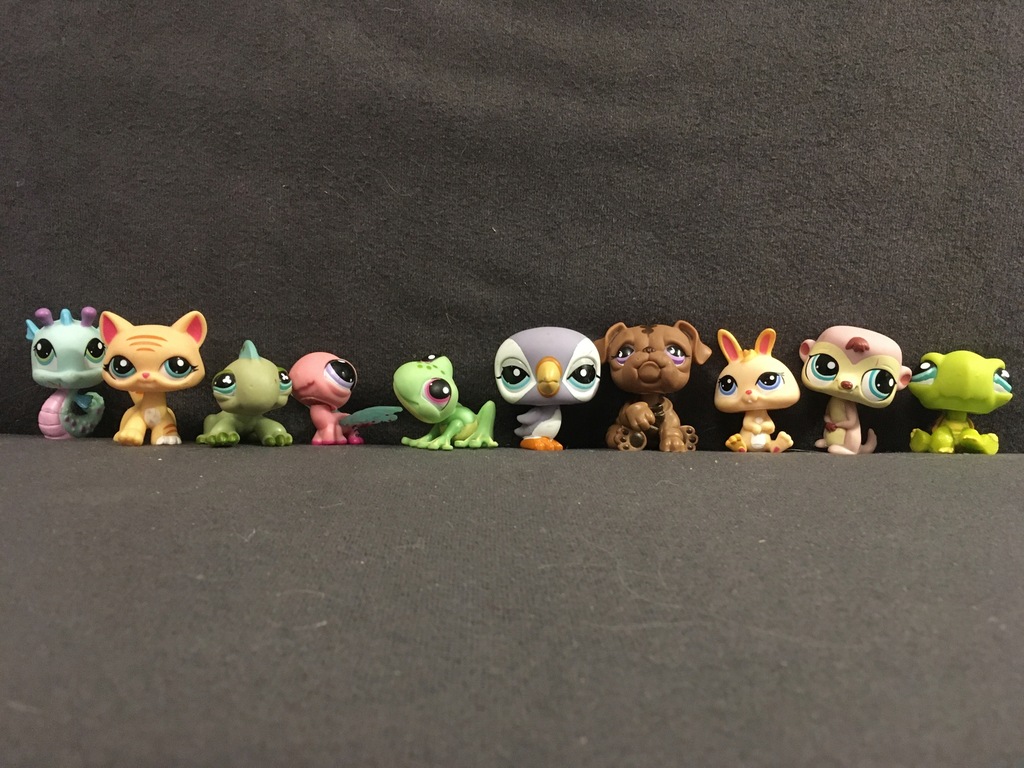 LPS Littlest Pet Shop konik morski żaba pies inni - 13204225202 ...