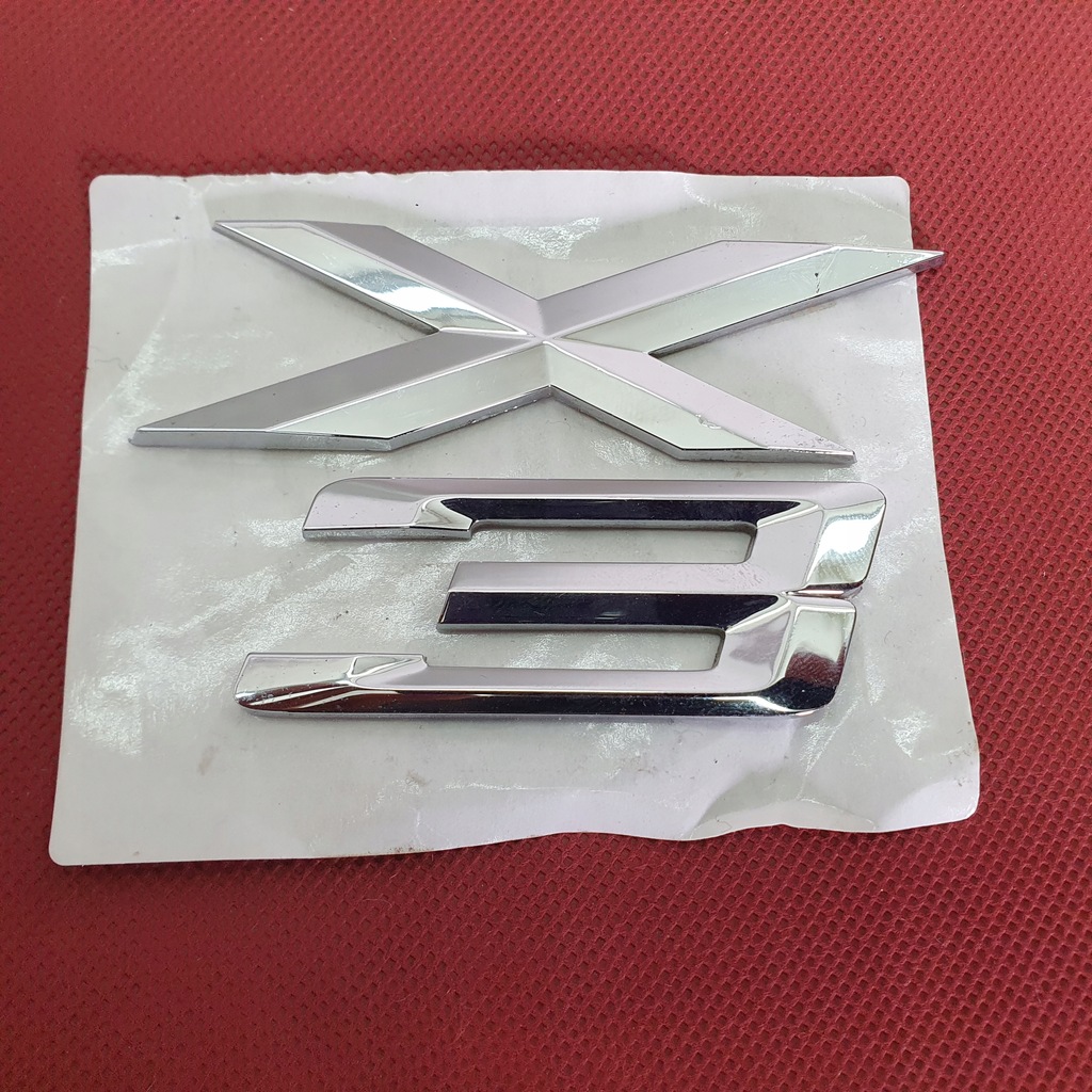 BMW X3 F25 LOGO EMBLEMAT X3 7362473 - 10637115211 - oficjalne archiwum ...